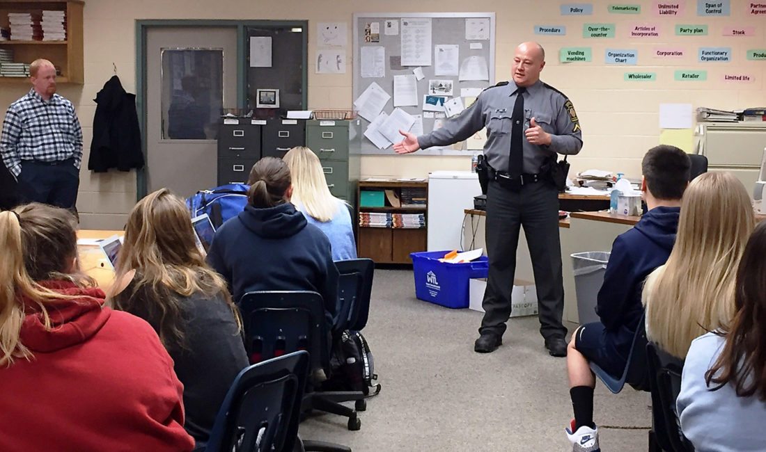 Business students learn what it means to be a state trooper | News ...